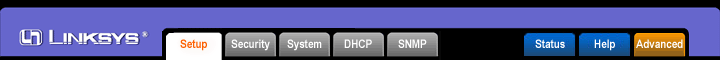Linksys WRT55AG : Setup